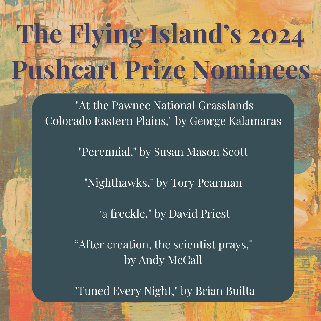 Flying Island's 2024 Pushcart Nominees! - Indiana Writers Center
